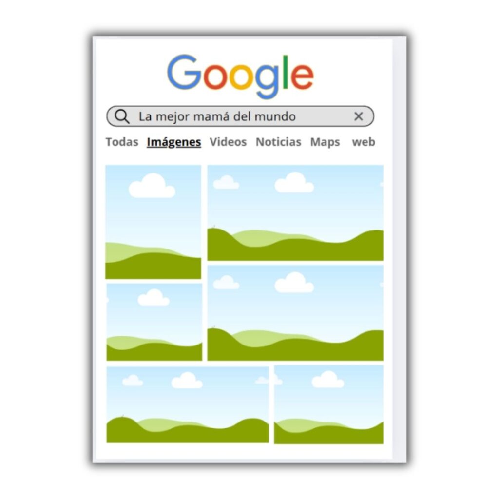 Plantilla Google para Canva – Cuadro estilo buscador